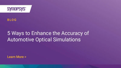 Optimizing Automotive Optical Simulations: Top 5 Methods | Synopsys Blog