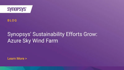Growing Sustainability at Synopsys | Azure Sky Wind Farm | Synopsys Blog