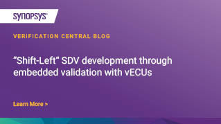 Shift-Left SDV Development With Virtual ECU Validation | Synopsys