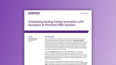 Unleashing Analog Design Innovation with Synopsys AI Powered AMS ...