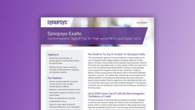 Exalto Datasheet | Synopsys