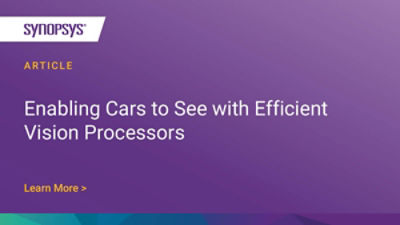Efficient Vision Processors for Autonomous Cars | Synopsys IP