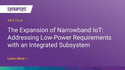 Narrowband IoT: Addressing Low-Power Needs | Synopsys IP