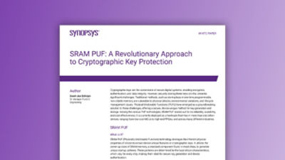 SRAM PUF: Cryptographic Key Protection for Device Security | Synopsys