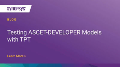 Testing ASCET-DEVELOPER Models with TPT | Synopsys Blog