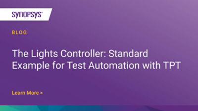 The Lights Controller: Standard Example for Test Automation with TPT ...