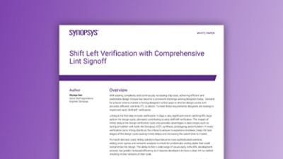 Lint Verification and Signoff: Accelerate Shift Left Design Closure | Synopsys