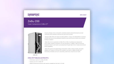 ZeBu-200: Synopsys' Next Generation Emulation Platform